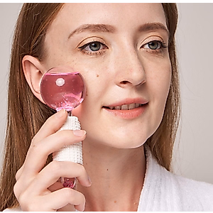 Ice Globes for Facials, New Version Facial Globes Love Heart Shape Skincare Face Globes, Ideal Unique Birthday Gifts, Surprises, Elevate Beauty Routine with Innovative Facial Massager