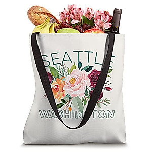 Seattle Washington Rose Lovers Gardeners Women Girls Tote Bag