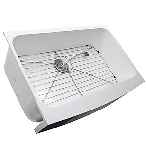 Nantucket Sinks Retrofit Glacierstone Single Bowl EZApron Kitchen Sink