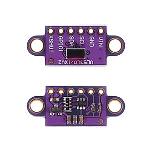 ALAMSCN VL53L0X Time-of-Flight (ToF) Laser Ranging Sensor Breakout VL53L0XV2 Laser Flight Distance Measurement Module I2C IIC for Arduino(Pack of 4)