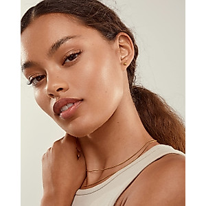 Tini Lux | Hypoallergenic Earrings | Mini Layla Stud Earrings | Gold | Titanium Stud Earrings for Women | Gold Earrings Studs, Sensitive Ears, Trendy Womens Earring Set