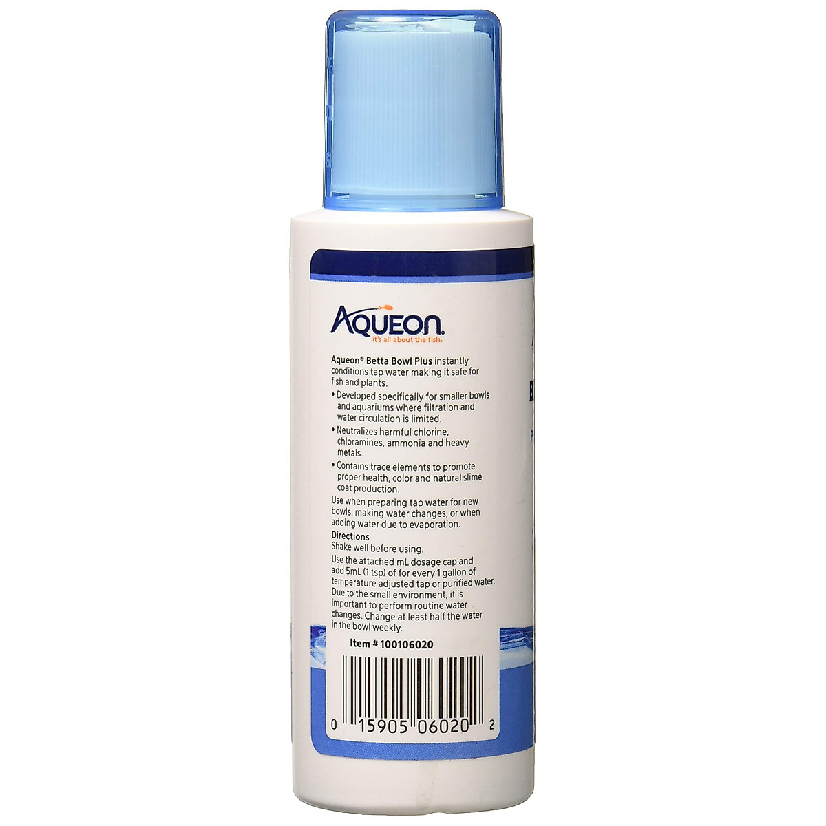 Aqueon Betta Bowl Plus Water Conditioner & Dechlorinator (2 Pack)