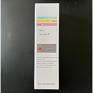 COTTON KNIGHT, UV Light Sanitizer, 55W UVC Germicidal Lamp, Air and Surface Sterilization, Kills 99.99% Germ Mites Molds, Room/Bathroom/Basement up to 750 sqft, 1Y Warranty (Gold with Ozone)