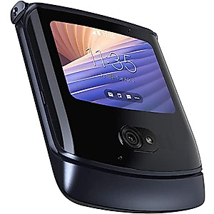 Motorola - moto razr 5G 256GB (Unlocked) - Polished Graphite - PAJS0007US (Renewed)