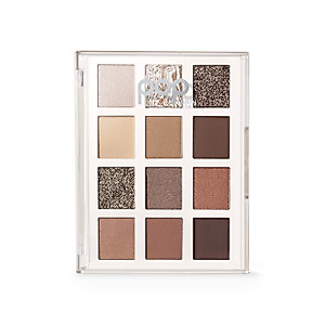 POP Beauty Lightshow Palette Basic | Eyeshadow Palette, 12 Shades, Multi-Textured, Richly-Pigmented, Complementary Shades, Eye Colour, Matte, Metallic, Satin, Glitter, Unapologetic Colour