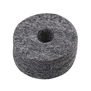 Yibuy Black Drum Set Replacement Parts Felt Washers + Plastic Long Flanged Cymbal Sleeves Pack of 20