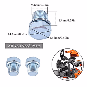 3PCS Cylinder Compression Plug Fit HUSQVARNA 51 55 445 450 455 Rancher 460 461 550XP 555 560XP 570 575XP 576XP Chainsaws