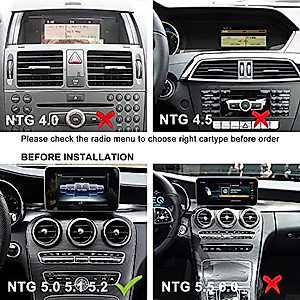Android12 10.25inch HD1920 Screen Upgrade Display Monitor Multimedia Player GPS Navigation for Mercedes Benz C GLC 2014-2018 C180 C200 C220 C250 C300 C350 C320 C63 W205 NTG5