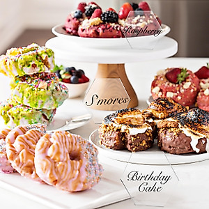 Spec101 Acrylic Place Cards - 2 x 3.5 Inch Hexagon Acrylic Blanks for Acrylic Signs and Table Place Cards, 20Pc