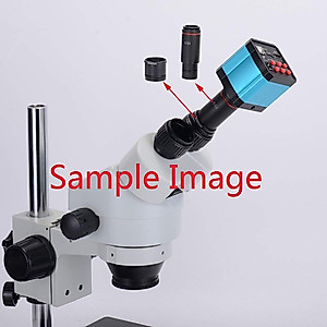 HAYEAR 2K 34MP 1080P 60FPS HDMI USB Electronic Industrial Microscope Camera 0.5X Eyepiece Adapter 30mm/30.5m Ring