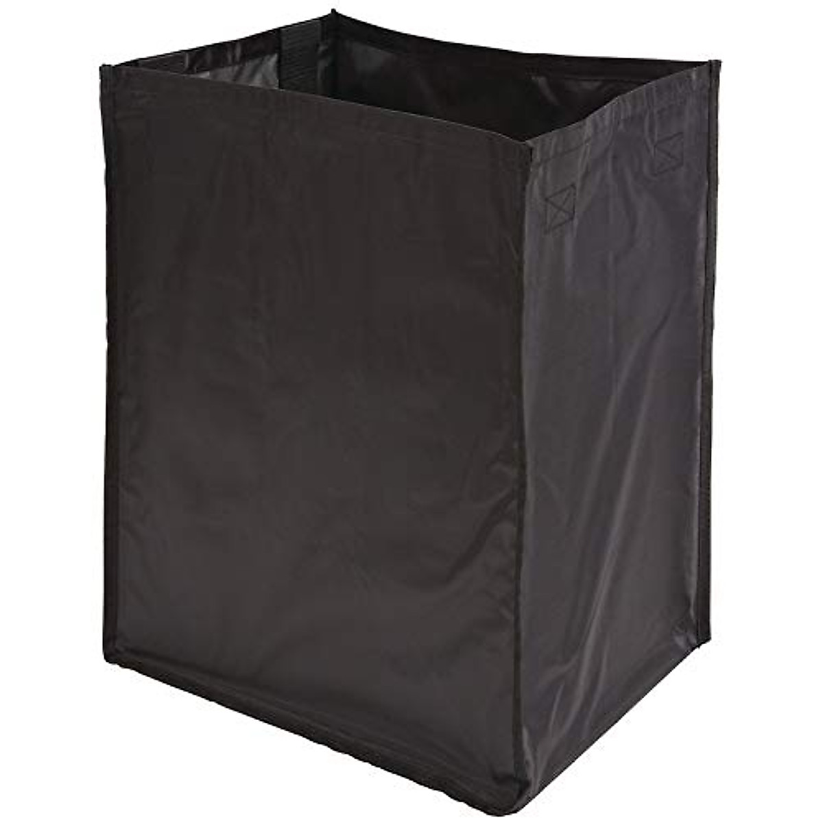 TAG Hardware Full Extension Pullout Laundry Hamper with Removable Bag(s) Matt Aluminum (30" Width - 1 removable large and 1 small bag)