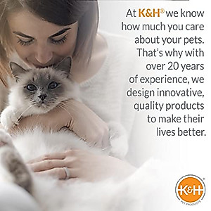 K&H PET PRODUCTS CleanFlow Filtered Water Bowl for Cats, Pet Drinking Water Fountain, Cat Water Dispenser, Granite 80 Ounce Bowl & 90 Ounce Reservoir