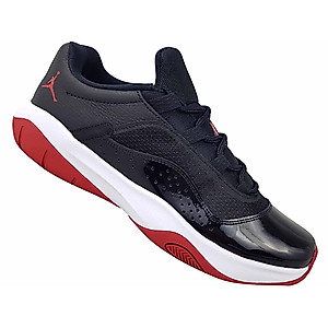 Nike Jordan Men's 11 CMFT Low Bred Black/White-Gym Red (DM0844 005) - 9