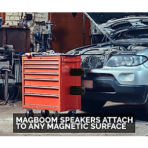 inFinesse MAGBOOM 2.0 Magnetic Bluetooth Speaker, 30W Dual Speakers, 360° Surround Sound, Bluetooth 5.0, Microphone, Portable Wireless Speakers for Home, Outdoor, Travel