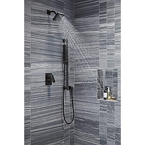 Kohler 24805-BL Parallel™ 2.5 gpm single-function showerhead with Katalyst air-induction technology