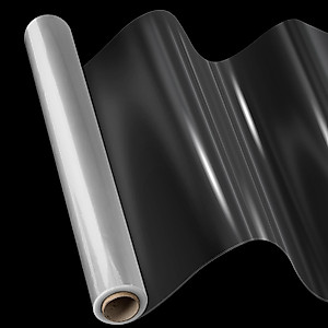 Mauproy 34 In x 100 Ft Clear Cellophane Wrap Roll, Extra Wide, 2.5 Mil Thick Transparent Plastic Gift Wrapping Paper for Baskets, Flower Bouquets, Gifts, Treats, Christmas