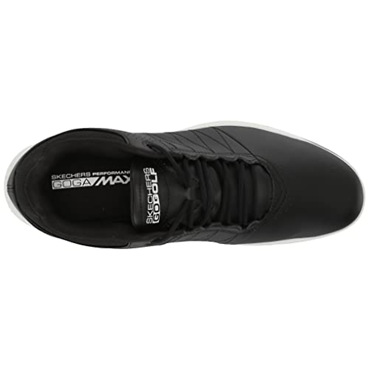 Skechers Men's Pivot Spikeless Golf Shoe, Black, 10.5