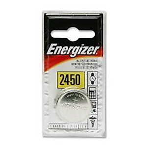 Energizer CR2450 Lithium Battery, 3v ECR2450, Qty:6 by Energizer