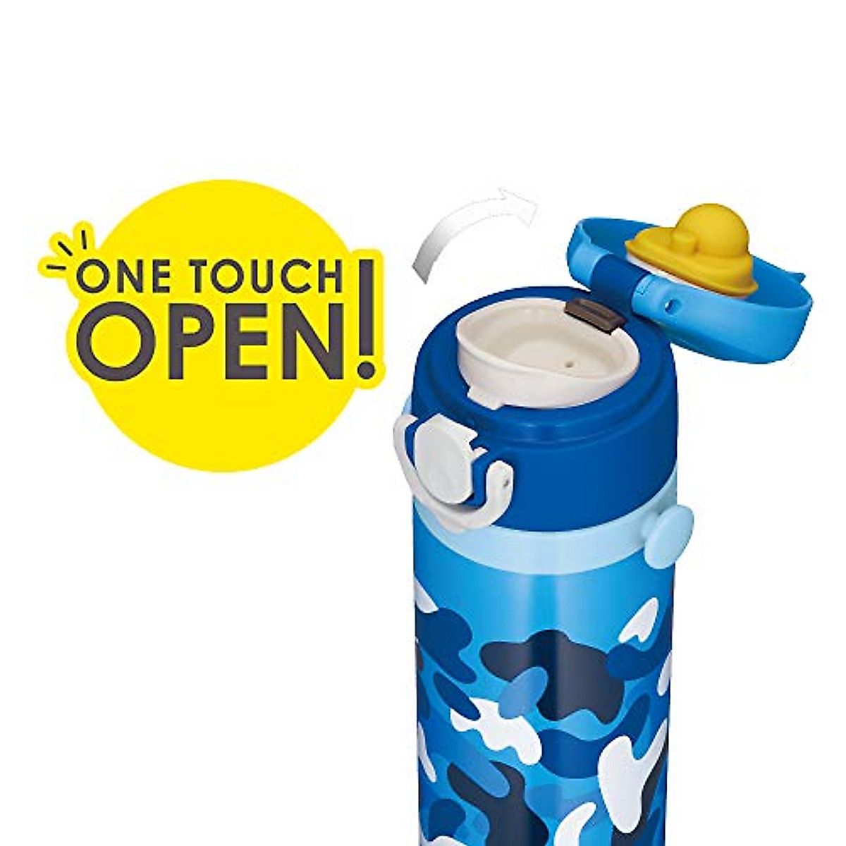 Thermos JOI-500 BL Water Bottle, Vacuum Insulated Kids Travel Mug, 16.9 fl oz (500 ml), Blue