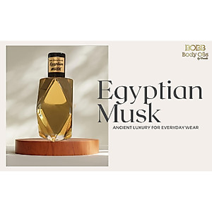 Body Oils by Brenda Egyptian Musk Body Oil, Pure Thick Uncut Authentic Original Fragrance, Unisex, All-Natural Classic Concentrated Scent (Egyptian Musk, 1 oz.)