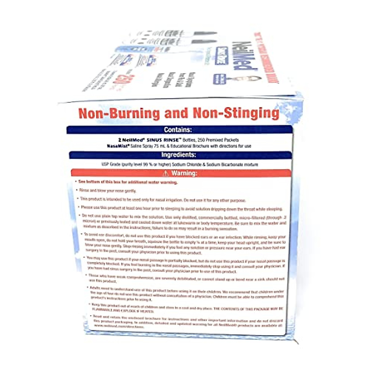 NeilMed Sinus Rinse All Natural Relief Premixed 250 Packets