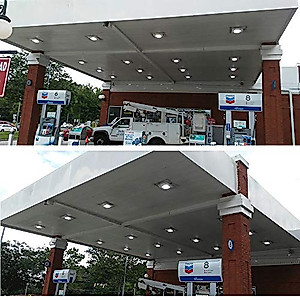 OSTEK LED Canopy Light 150W Gas Station Carport Ceiling Light 5700K, Outdoor Rated (600W HID/HPS Equivalent), 90-277V IP65 DLC & UL Listed