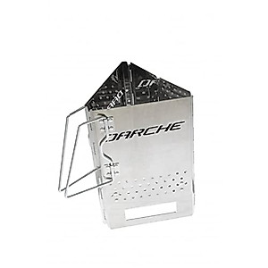 DARCHE Genuine BBQ CHARCOAL STARTER Stainless Steel Fire Starter Charcoal Camping Equipment