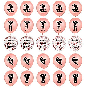 40Pcs Rose Gold Bachelorette Party Balloons, Bachelorette Party Decorations Set, Hen Party Decorations, Bridal Shower Decorations, Engagement Party Decorations Supplies Kit