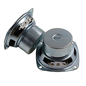 HZPOWEN 10W Mini 3" HiFi Full Range Speaker 8 Ohm Anti-Magnetic Audio 2.0/2.1 Home Stereo Woofer Loudspeaker 90dB High Sensitivity for DIY Boom Box Satellites Speaker