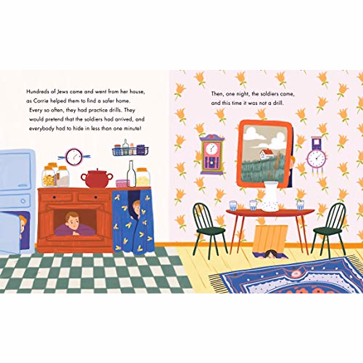 Corrie ten Boom: The Courageous Woman and The Secret Room (Inspiring illustrated children's biography of Christian female who saved hundreds of Jewish people in World War 2. Beautiful hardback gift for kids 4-7)