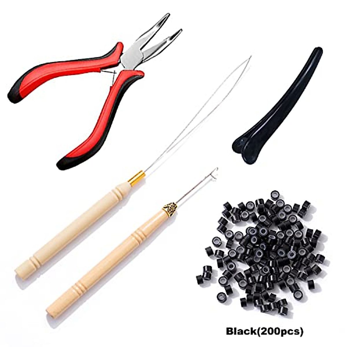 Hair Tinsel Kit with Tools 12 Colors 2400 Strands Hair Tinsel Heat Resistant Tinsel Hair Extensions Sparkling Colorful Fairy Hair Shiny Glitter Hair Extensions for Women Girl Kids 47Inch