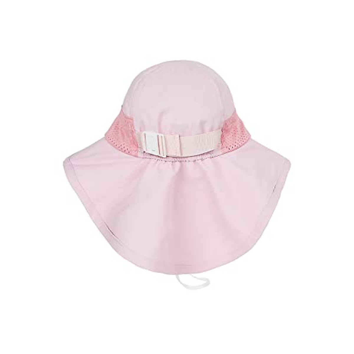 Baby Sun Hat Toddler Kids Girls Sun Hat UPF 50+ Protection Beach Hat Wide Brim Neck Flap Adjustable Fishing Hats for Girls Boys Pink 2-6T