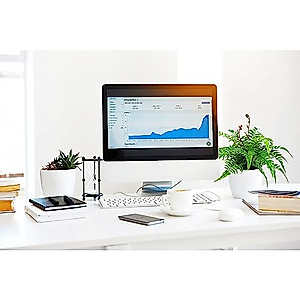 NOUKOW 14" Small Fake Boston Ferns Artificial Plants for Home Decor intdoor Fake Potted Plants for Office Desk Farmhouse Room Decor