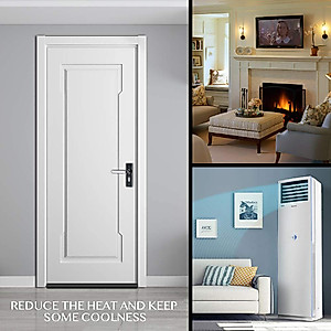 Efoxcity Waterproof Twin Door Draft Stopper Adjustable Size 30" to 36" Weather Stripping Noise Blocker Window Breeze Blocker