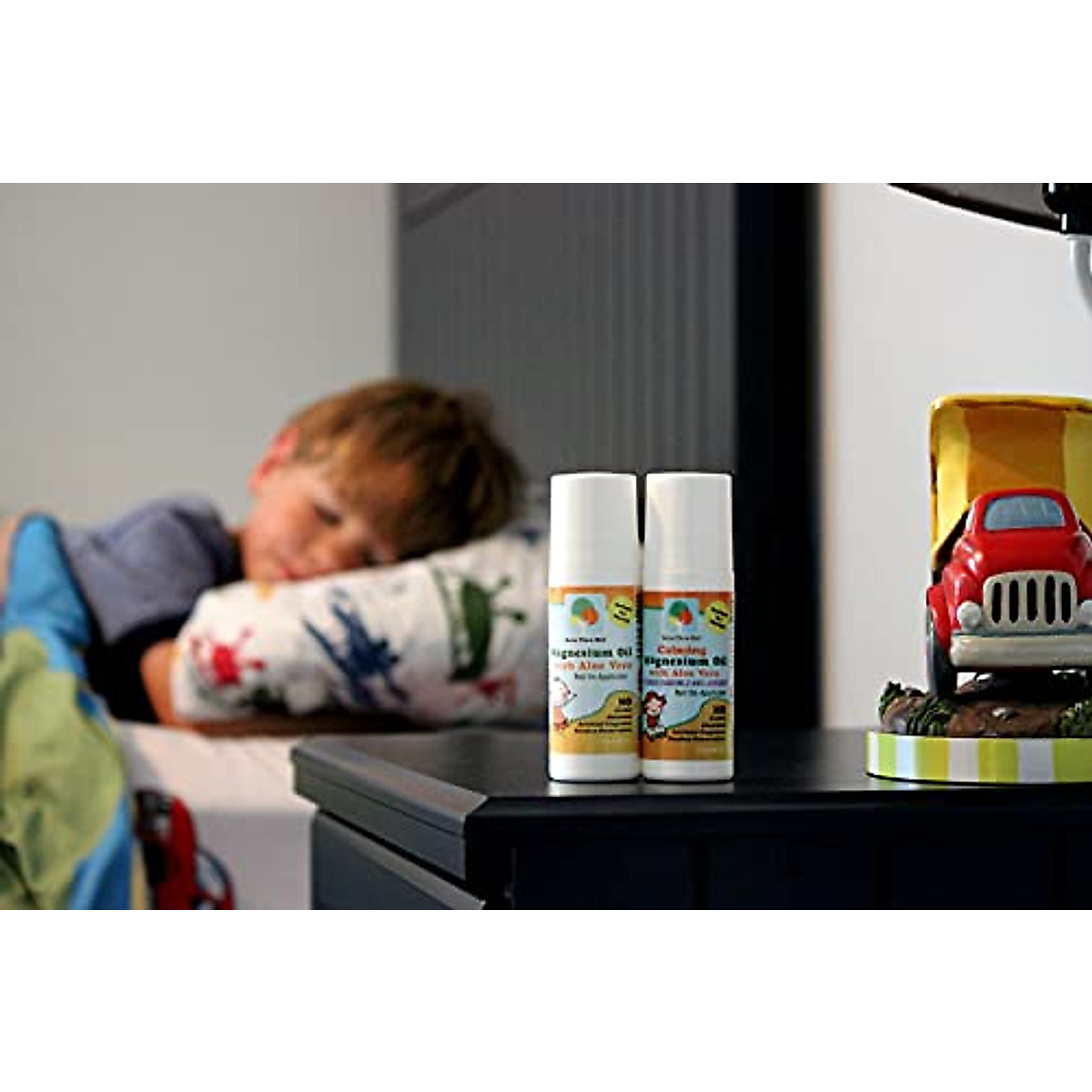 Kid Safe Magnesium Oil Roller - Magnesium for Kids, Helps Kids Sleep and Feel Calm, Easy to Use Roll On Applicator, Great for Calming, Headaches, and Sleep + Free Magnesium Chart PDF (Pack of 1)