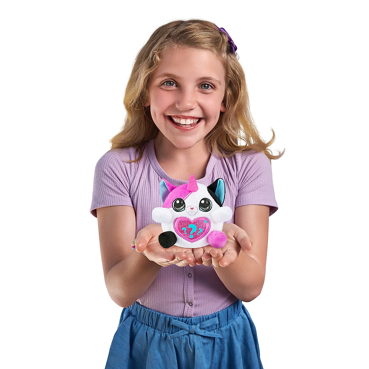 Rainbocorns Kittycorn Surprise Series 1 (Calico Cat) by ZURU, Collectible Plush Stuffed Animal, Surprise Egg, Sticker Pack, Jelly Slime Poop, Ages 3+ for Girls, Children