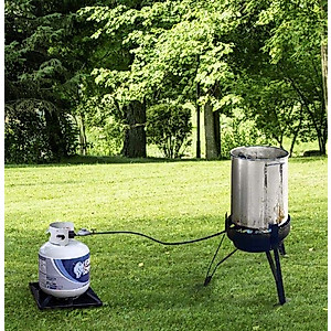 Mr. Bar-B-Q Propane Tank Holder and Stabilizer, Prevents Rust Rings, Grounds Your Tank on All Surfaces, 40406YGD