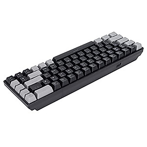 Zyyini Mechanical Keyboard, 68-Key Wired Mechanical Gaming Keyboard with RGB Backlit, USB Typewriter Keyboard Computer Component for Windows for Android Gaming PC(Black)