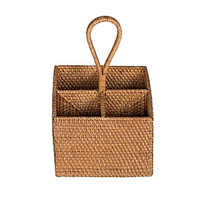 KOUBOO Laguna Bottle Caddy, Honey Brown