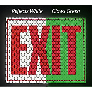 Cyalume Cyflect Glow in the Dark and Reflective Emergency Exit Sign, 8 Inches x 10 Inches, Adhesive Backing