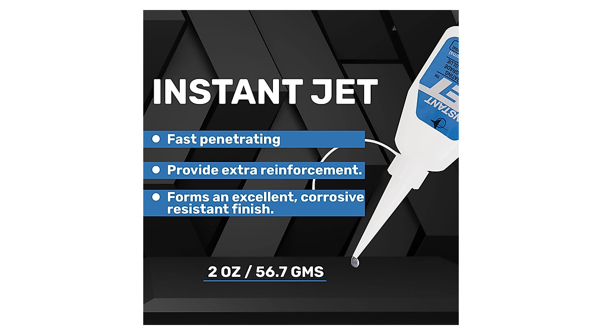 Instant Jet Glue - Fast & Long-Lasting CA Adhesive for Repairs