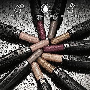 LUXAZA Cream Single Eyeshadow Stick with Blending Brush, Hypoallergenic Eye Shadow Stick Makeup, Pro Waterproof & Long Lasting Eye Brightener Stick, Matte Eyeshadow Pencil Crayon Matte #122