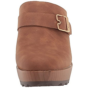 Dr. Scholl's Shoes Women's Wake Up Clog Mules, Honey Synthetic, 8.5