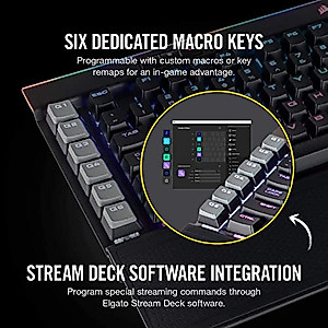 Corsair K95 RGB Platinum Mechanical Gaming Keyboard Cherry MX Speed (Renewed)