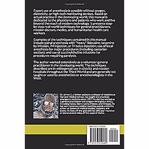 Anesthesia Off the Grid: A manual for humanitarian health care workers