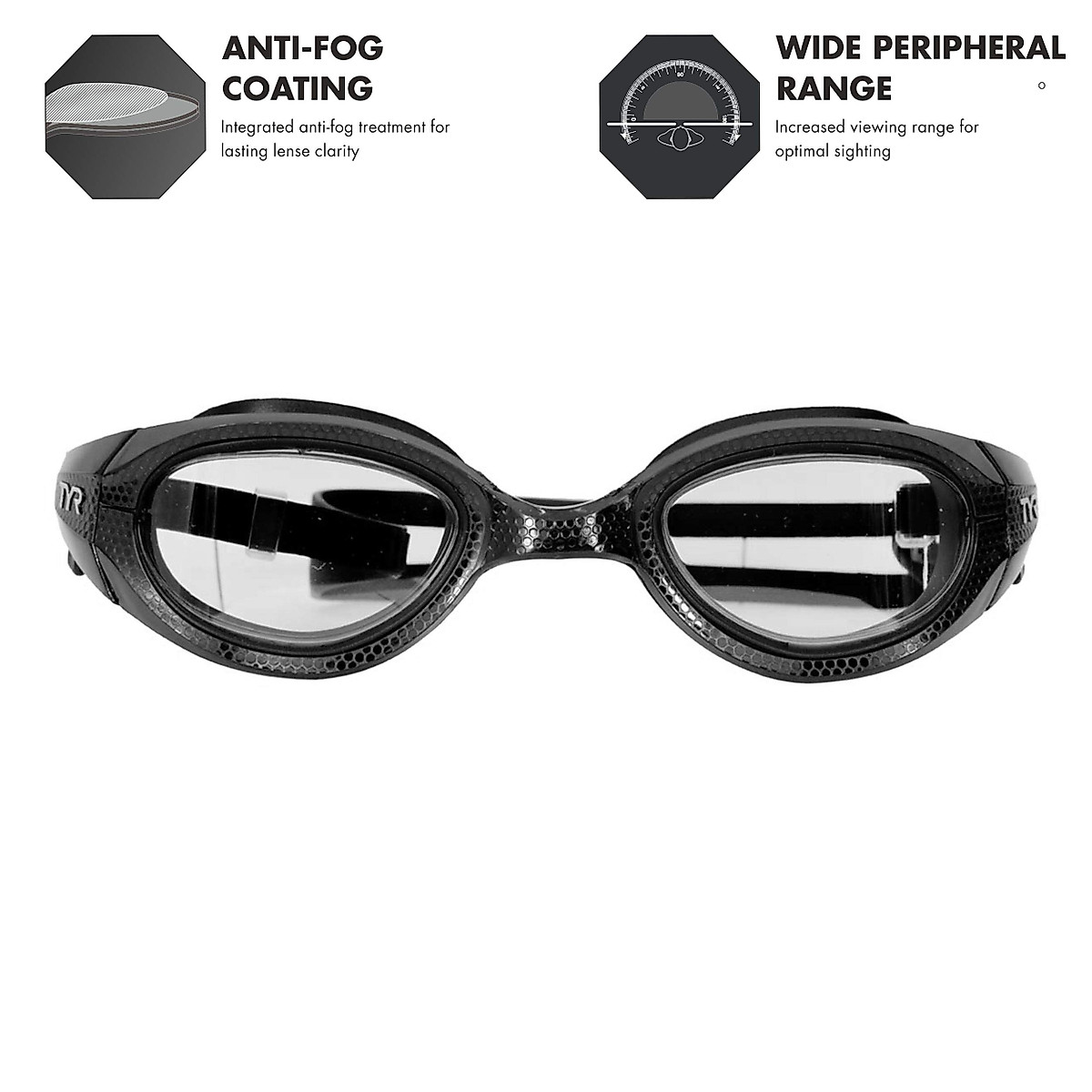 TYR Special Ops 3.0 Non-Polarized Adult Fit, Smoke/Black/Black