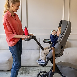 Stokke Stroller Cup Holder, Black - Compatible with Stokke Xplory X, Trailz & Beat Strollers + Stokke Flexi Bath Stand