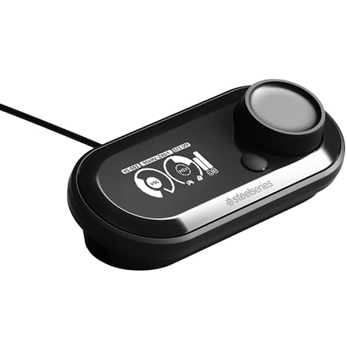 SteelSeries Arctis Pro + GameDAC Wired Gaming Headset - Certified Hi-Res Audio - Dedicated DAC and Amp - for PS5/PS4 and PC - White