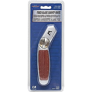 Marshalltown Carpet Knives, Zinc Material, Zinc Handle Material, with Large Knob, 9020