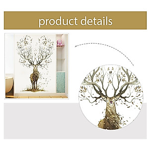 Animal Self Adhesive Wall Stickers for Art Decor DIY Living Room Background Kids Bedroom Boys & Girls Home Wall Decals(Deer)